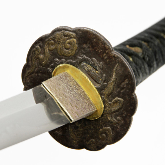 Incredible 4 body Gold inlay Test cut katana - Nihonto Art