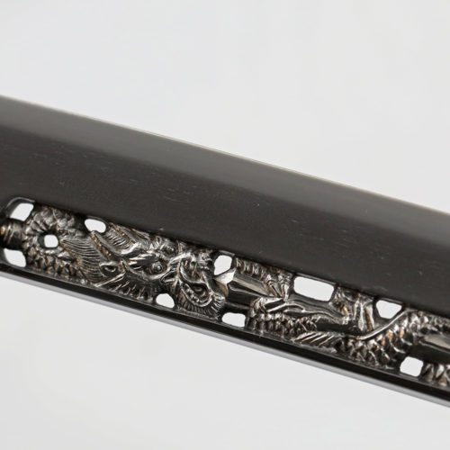 Incredible 4 body Gold inlay Test cut katana - Nihonto Art