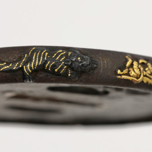 Sanada Tempo Tsuba with Chinese 12 animal Zodiac - Nihonto Art