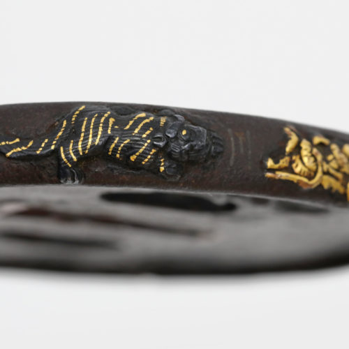 Sanada Tempo Tsuba with Chinese 12 animal Zodiac - Nihonto Art