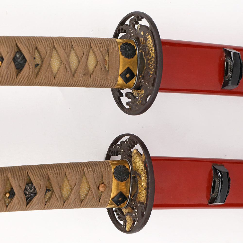 A True Daisho set by Tanba no Kami Yoshimichi - Nihonto Art