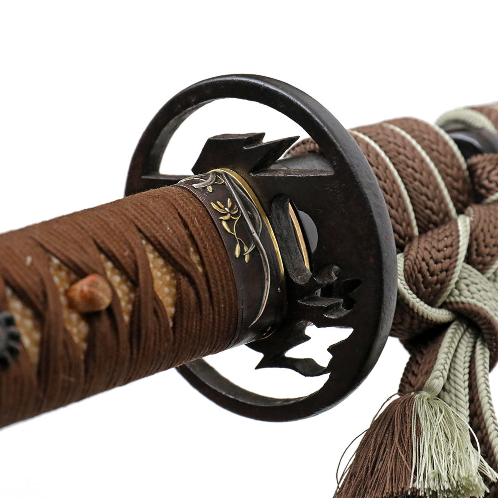 Incredible 4 body Gold inlay Test cut katana - Nihonto Art