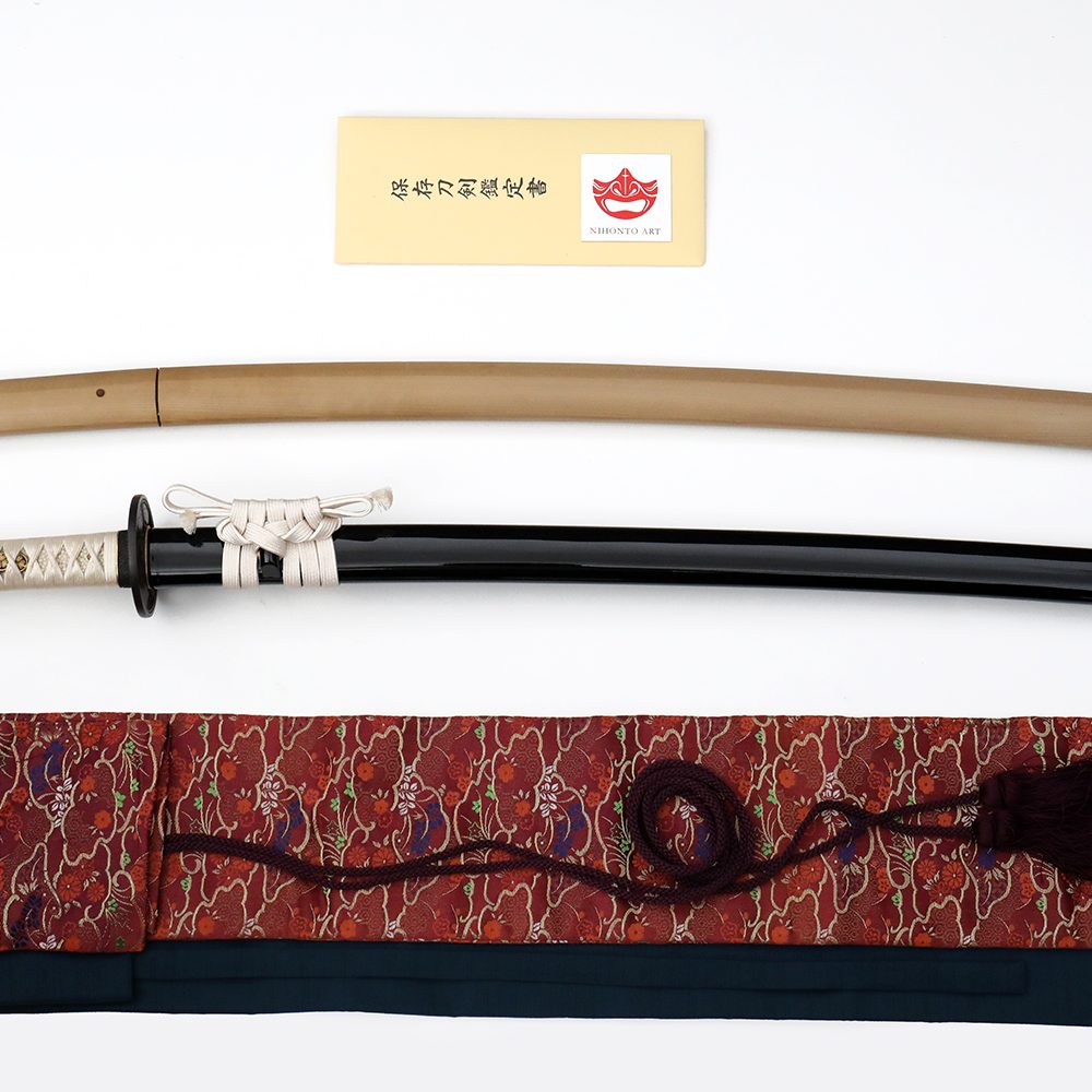 Incredible 4 body Gold inlay Test cut katana - Nihonto Art