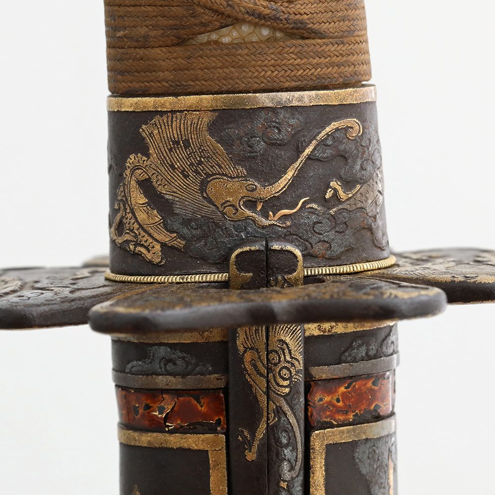 Katana by Nobukuni in one of the most Unique Edo period Koshirae ...