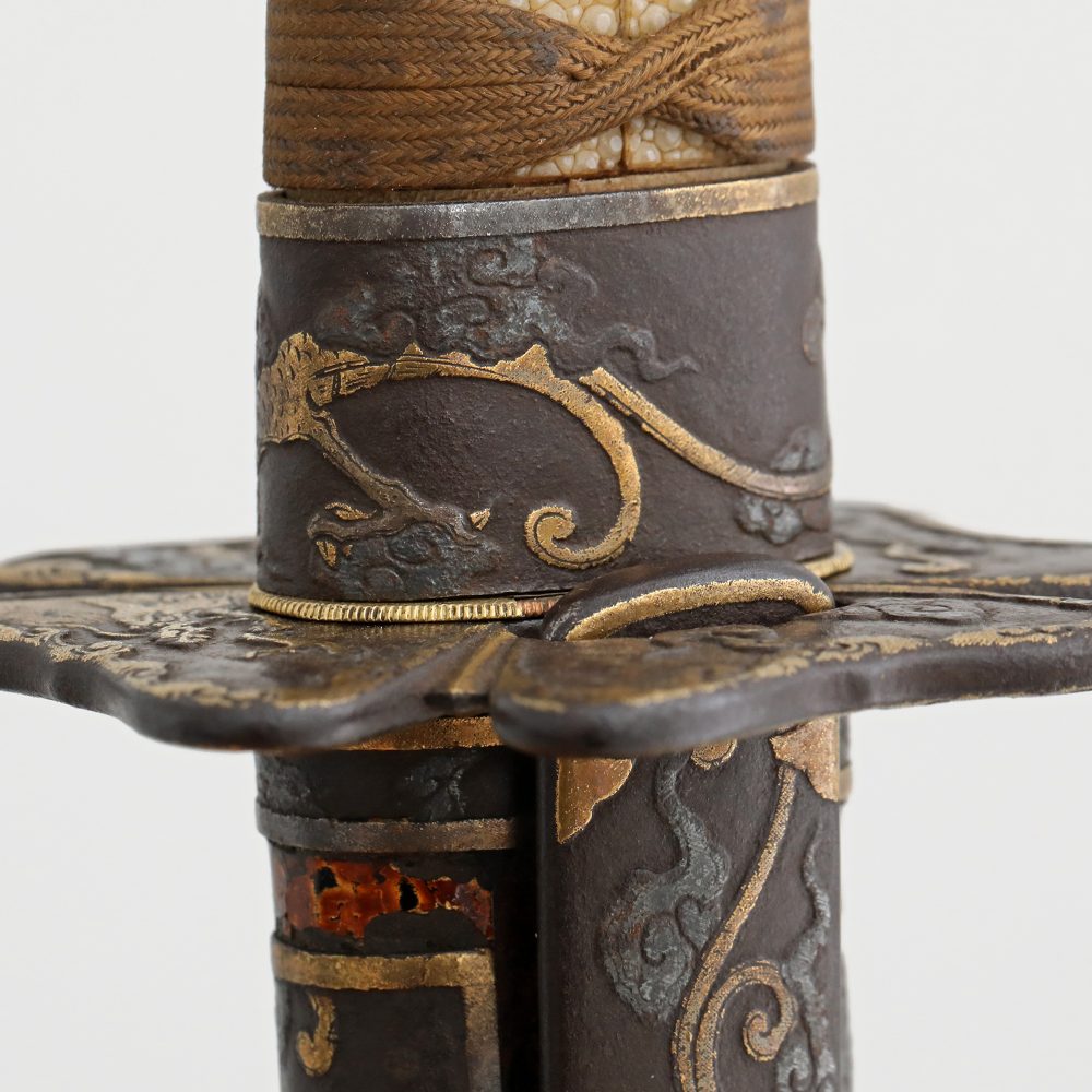 Katana by Nobukuni in one of the most Unique Edo period Koshirae ...