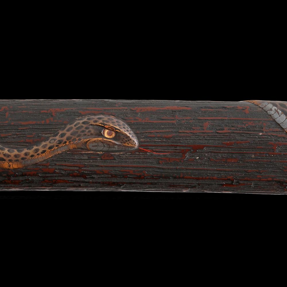 Edo period Katana in one of a kind Snake Higo Koshirae - Nihonto Art