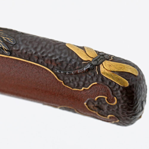 Incredible 4 body Gold inlay Test cut katana - Nihonto Art