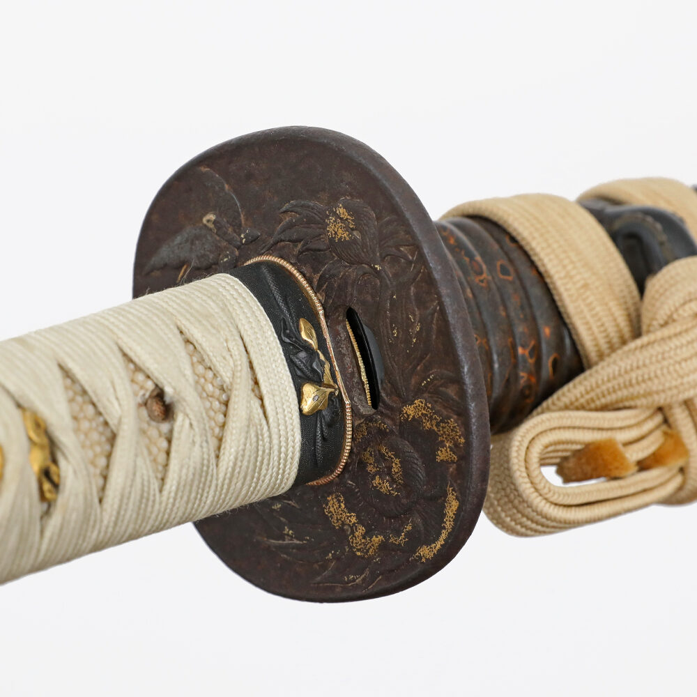 Incredible 4 body Gold inlay Test cut katana - Nihonto Art